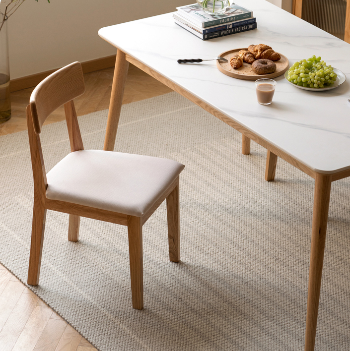 イス チェア ダイニングチェア 無垢材 クッション yeswood Y28S33 通販 安い おしゃれ インテリア ダイニング